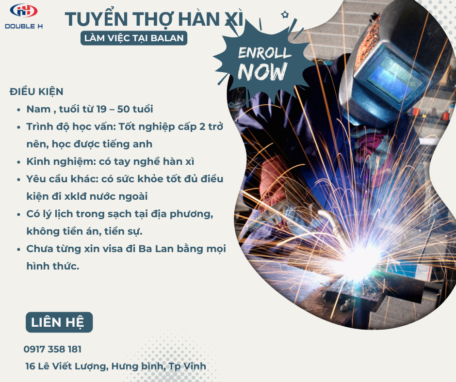 TUYỂN LĐ LÀM HÀN XÌ TẠI BA LAN - Du học Double H